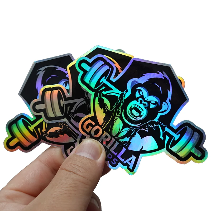 Impresora De Stickers Custom Anime Holographic Foil Waterproof Cartoon ...