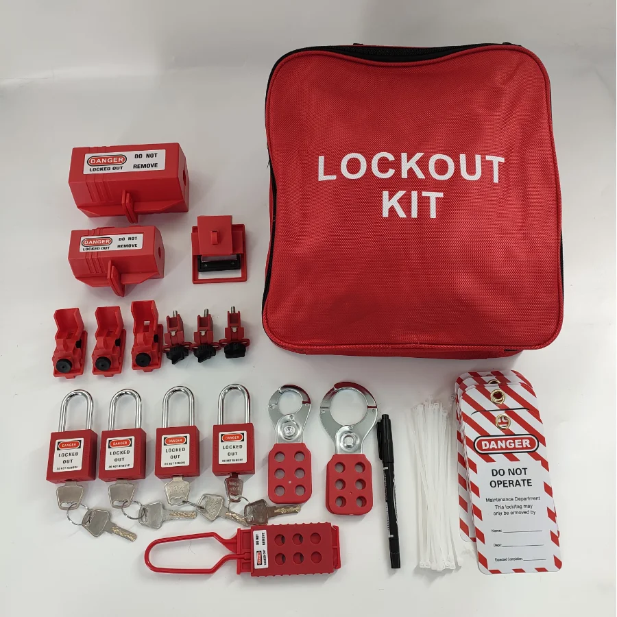 QVAND LOTO Industrial Lockout Tagout Kits Loto Tool Kit Bag Sets for ...
