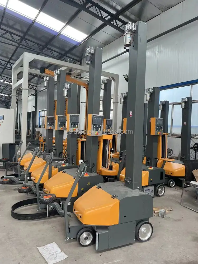 Self-propelled Pre-stretched Film Robotic Pallet Wrapping Machine - Buy ...