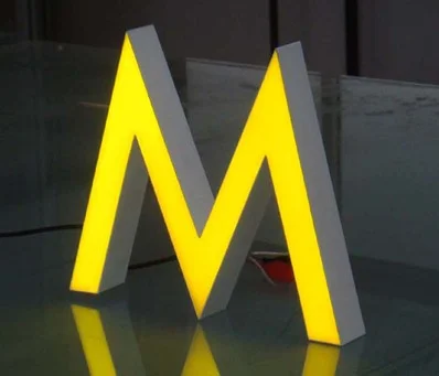 Acrylic Luminous Characters Mini Backlit Characters Door Head Sign ...