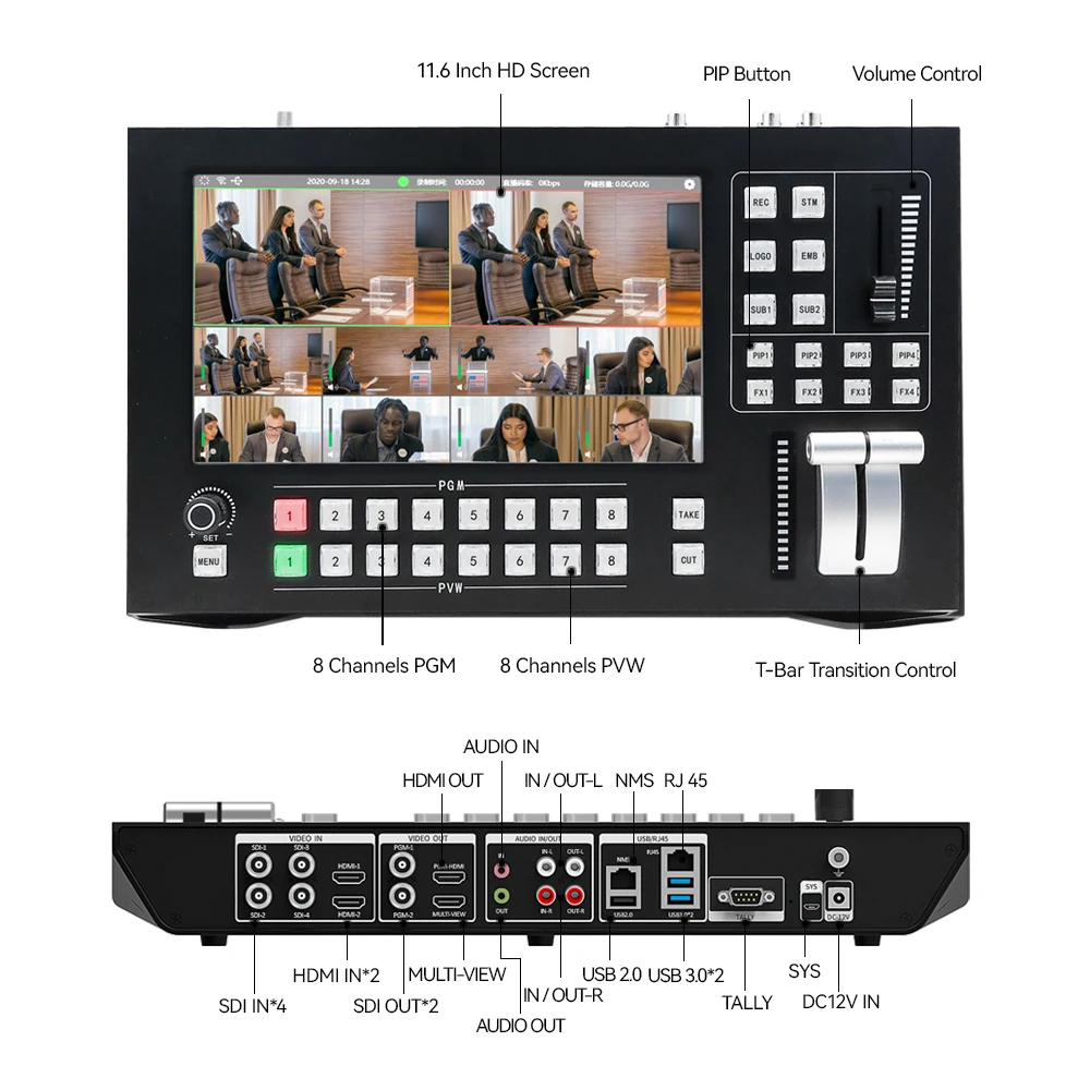 Hyj-kd 31 Video Switcher Broadcast Live Streaming Digital Live ...
