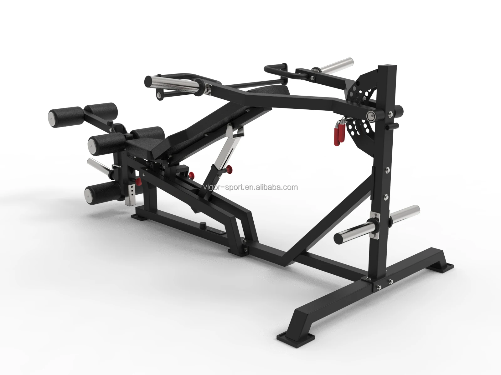 Chest Press Machine - Adjustable Bench for Home Gym