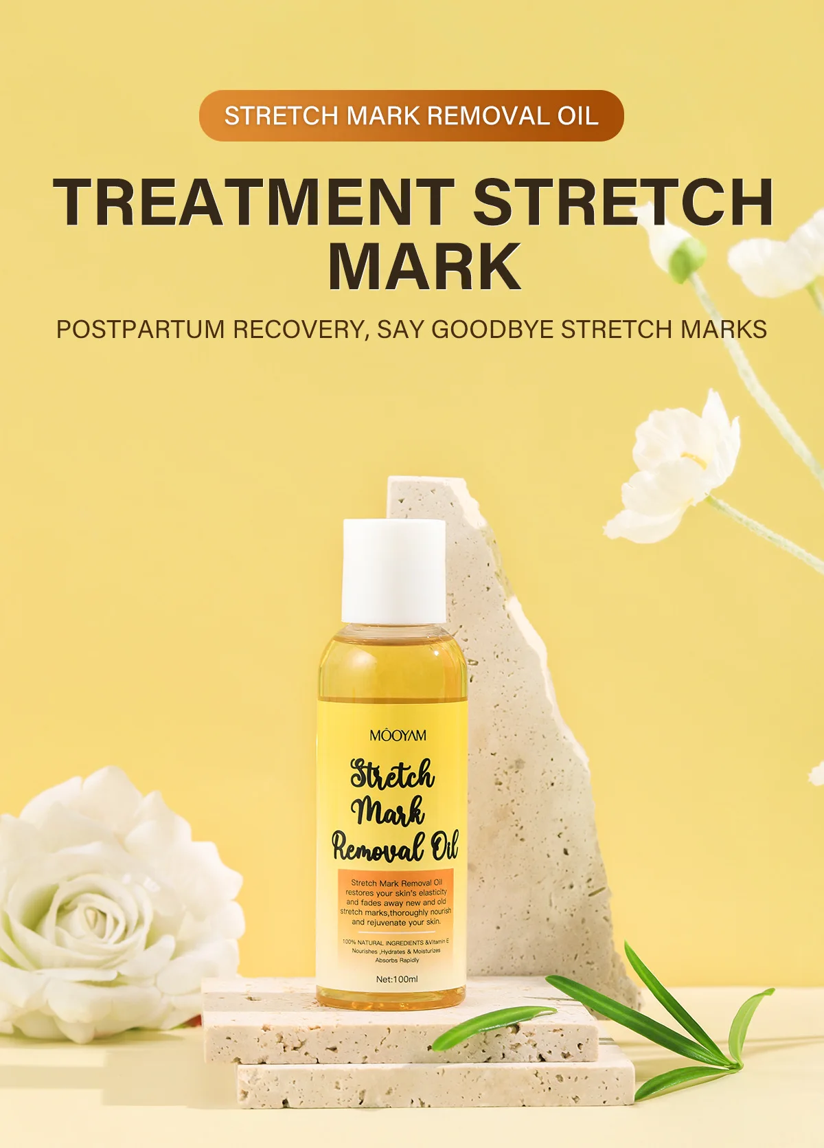 Organic Skincare Regenerate Oil Powerful Stretch Marks Removal Oil Skin ...