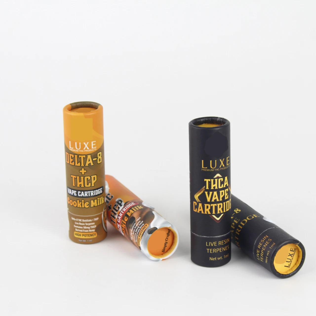 Customize Logo Kraft Paper Package Cylinder Premium Tube Round Box ...