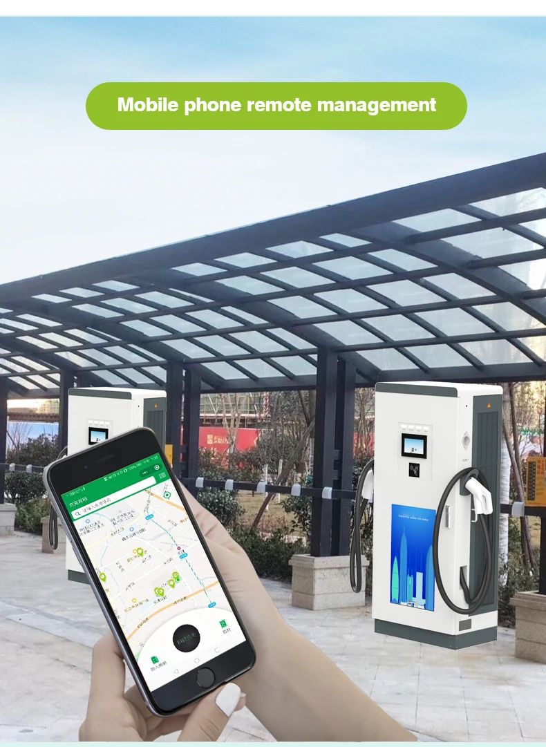 Commercial DC EV Fast Charging Station 40kW 60kW 120kW OCPP Fast Charging Point Charger Station ...