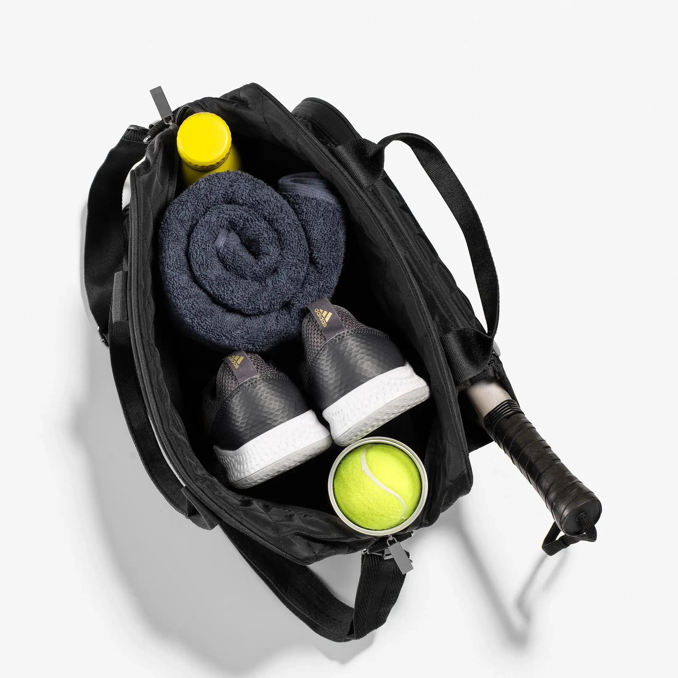 Women Quilted Puffer Designer Pickleball Badminton Racquet Bag Tote ...