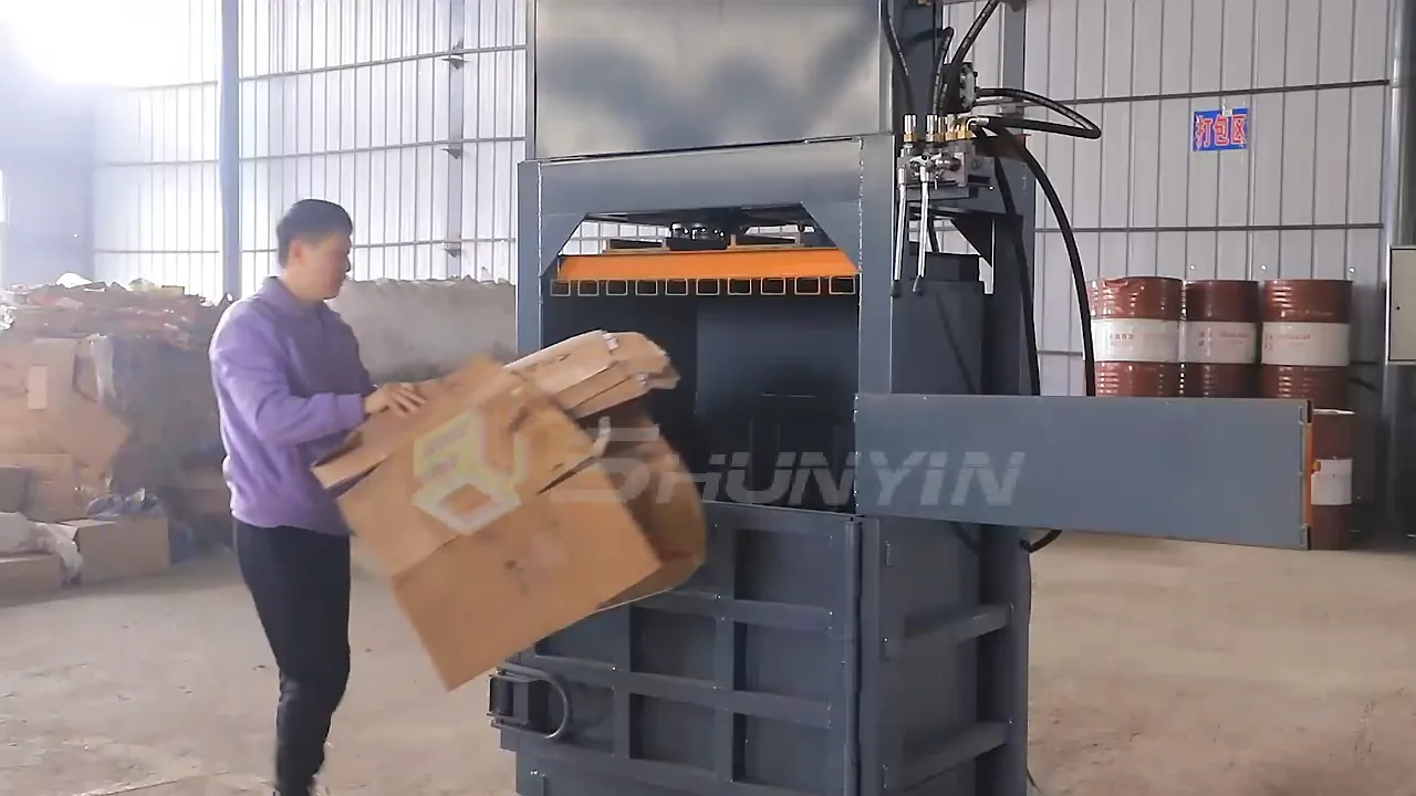 High Capacity Vertical Coconut Palm Hemp Coir Fiber Baling Press ...