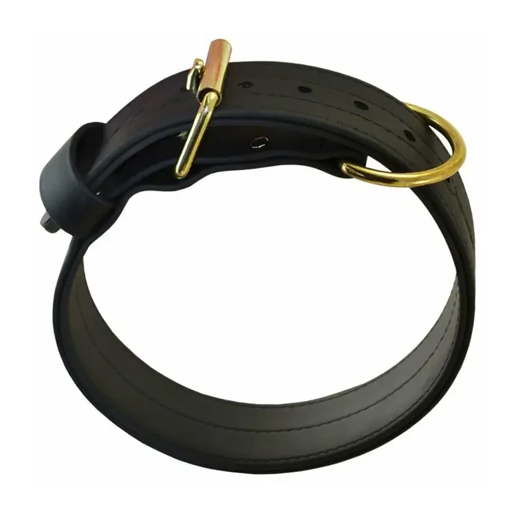 Double Layer Pvc Waterproof Dog Collar 2" Adjustable Durable Tactical Tpu Pet Collars For Large ...