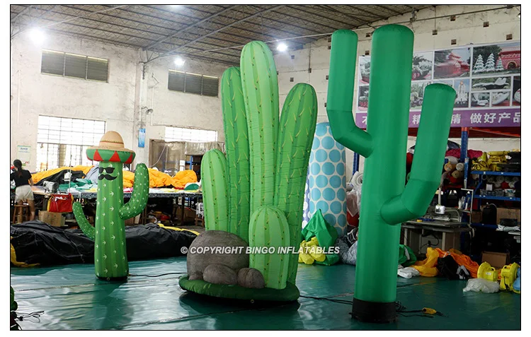 Giant Inflatable Cactus 1.53x1.3x3m Inflatable Cactus Balloon Oxford ...