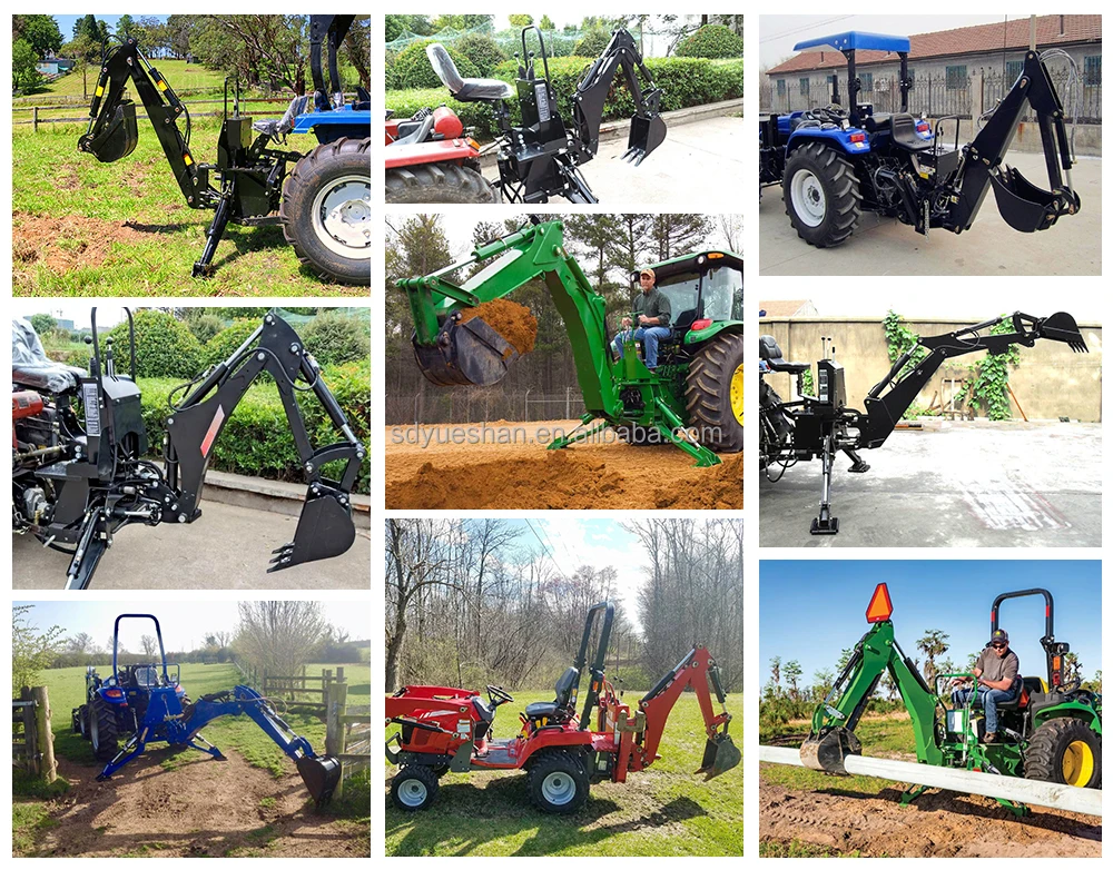 Towable-backhoe 3-point Hitch Rear Backhoe for Tractors From 60 HP to ...