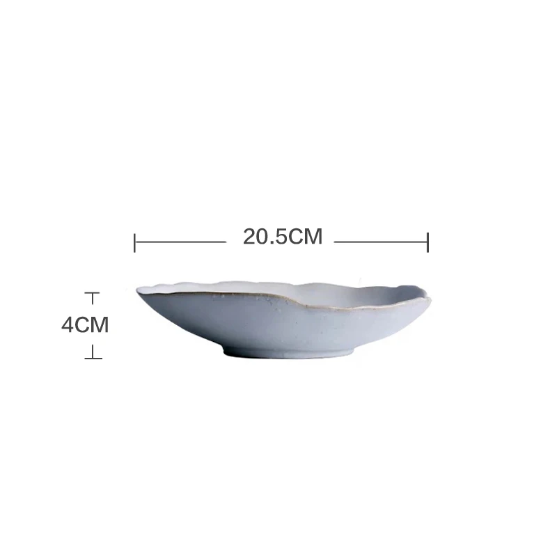 Wholesale Irregular Shape Ceramic Stoneware Plates