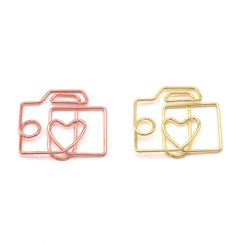 50 Piece Camera Shape Paper Clips,Funny Planner Clips For For Fun ...