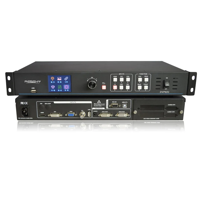 indoor outdoor led hd video processor multi-window videowall processor ...