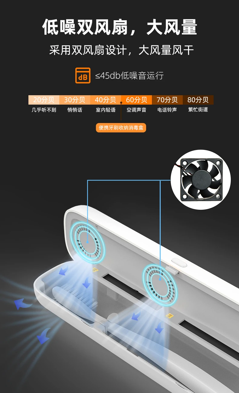 Portable And Detachable Long-lasting Multi-scenario Portable Toothbrush ...