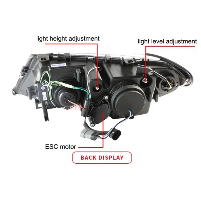 High-quality Headlight For Bmw E46 2001-2004 318 320 323 325 330 Four ...