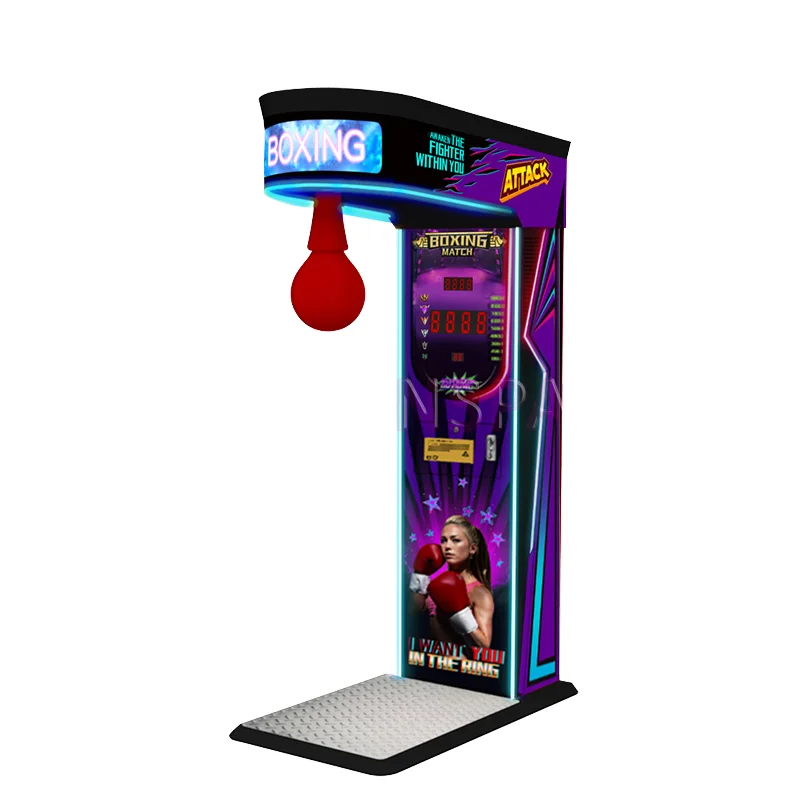 Punch Boxing Game Machine Street Boxing Arcade Amusement Coin Operated ...