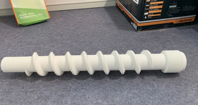 Wear and Corrosion Resistance Large Ceramic Screw for Feed Auger
