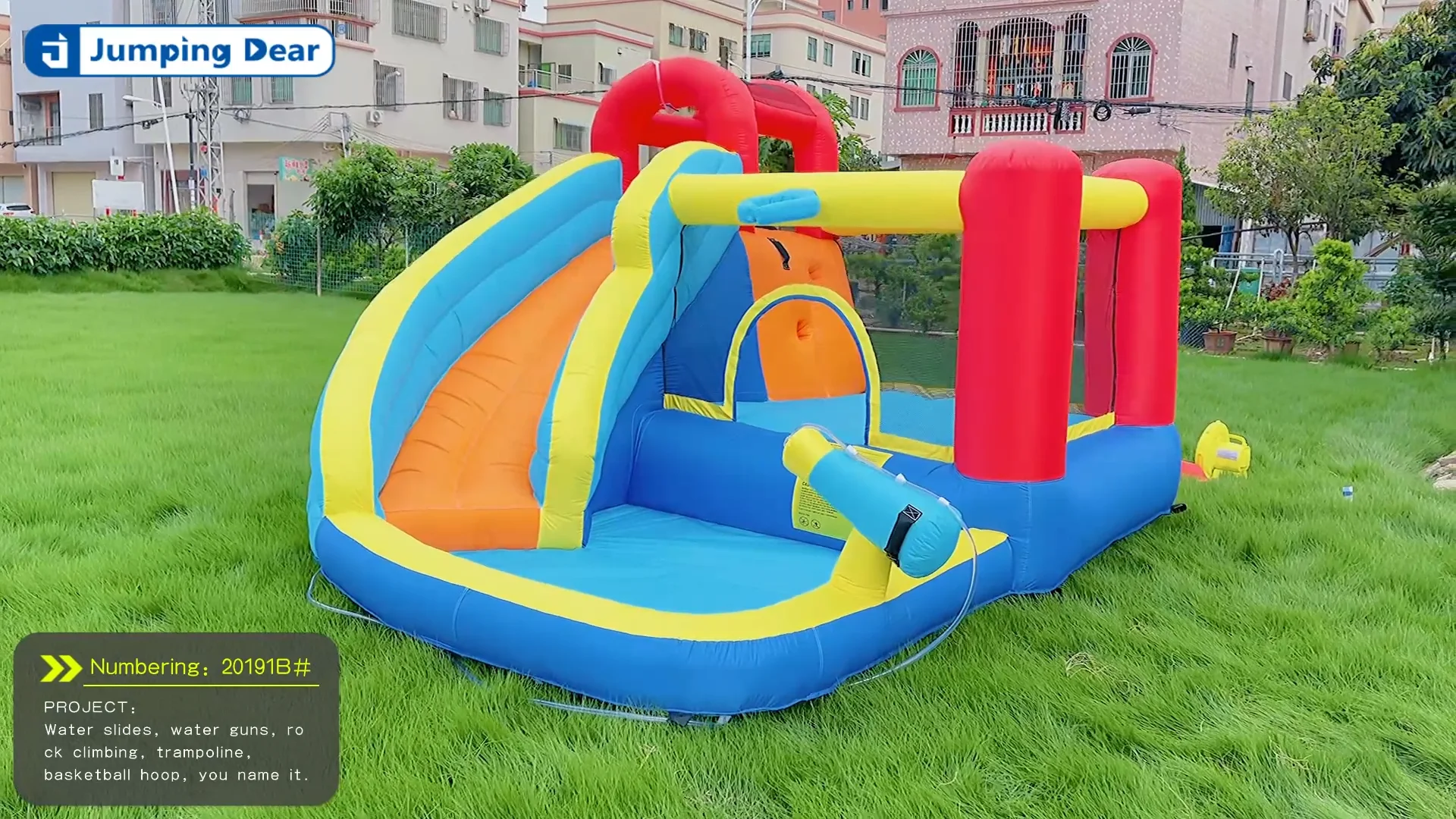 Outdoor Playground Inflatable Castles Children's Bouncing House ...