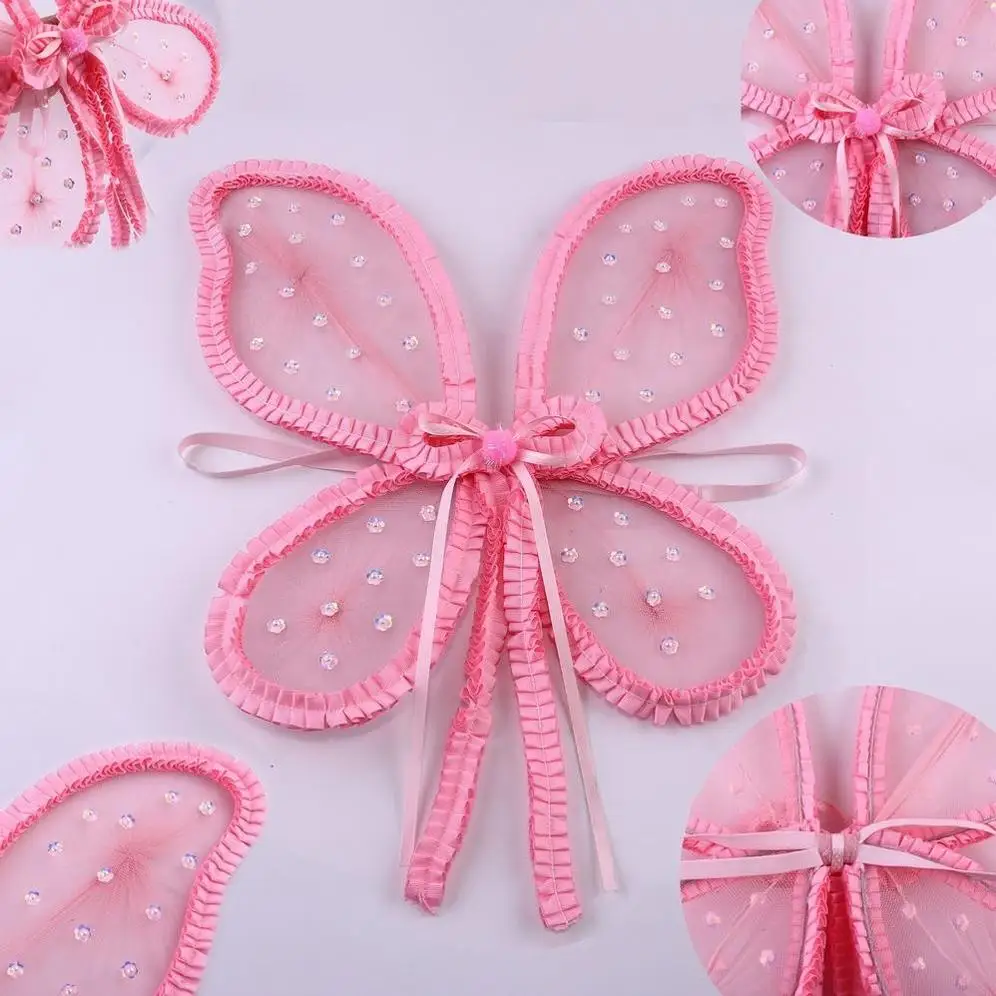 Angel Wings Alas De Mariposa White Color Lighted Led Show Cosplay Adult ...