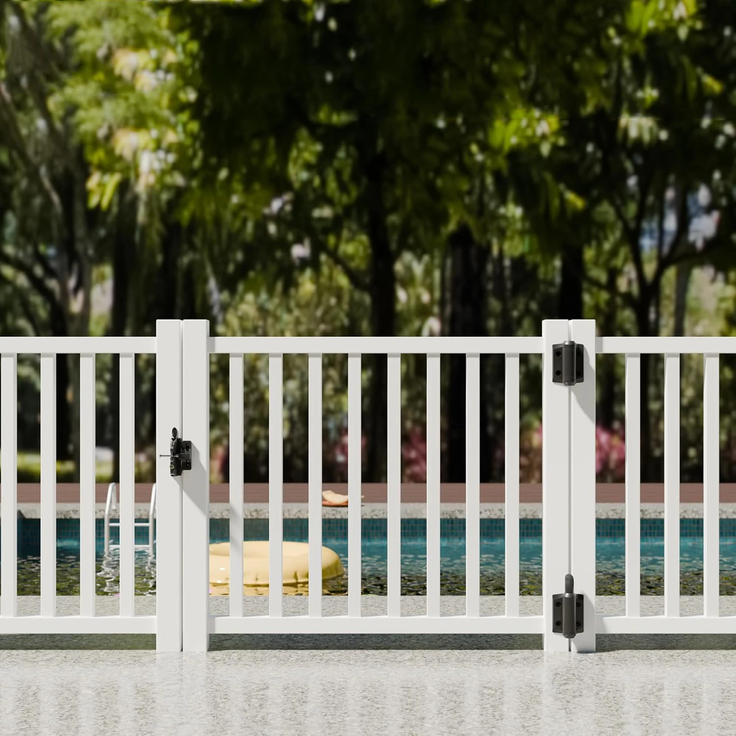 Double Sided Lockable Gate Latch : 2 Way Gate Latch Locks on Both Sides ...