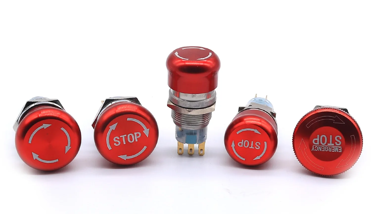 22mm Mechanical Waterproof Electrical Self-locking/momentary Stop ...