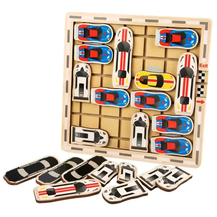 New Design Multilayer Car Puzzle,Wooden Logic Thinking Puzzle And ...