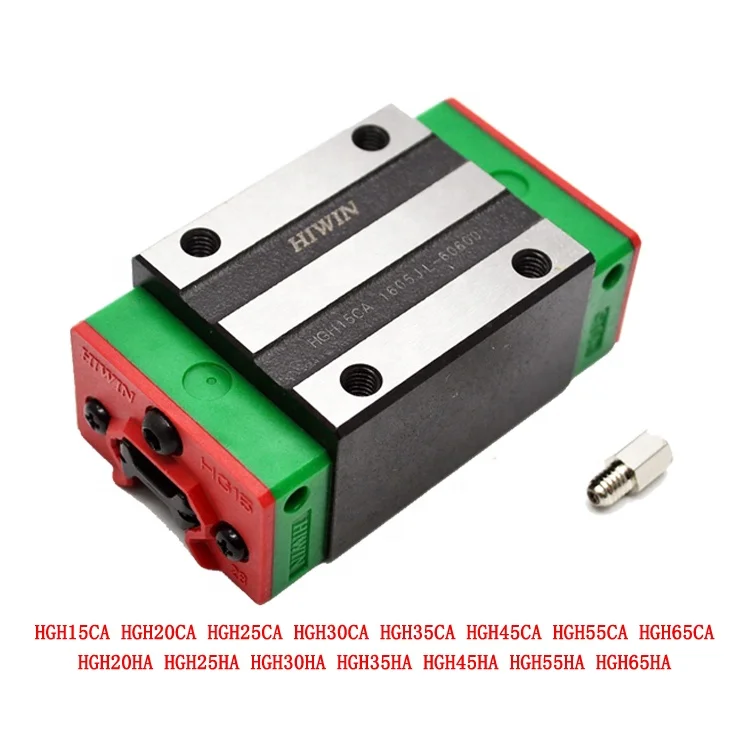 Hgh20ca Hiwin Cnc Linear Motion Guide Bearings And Linear Guide Rail ...