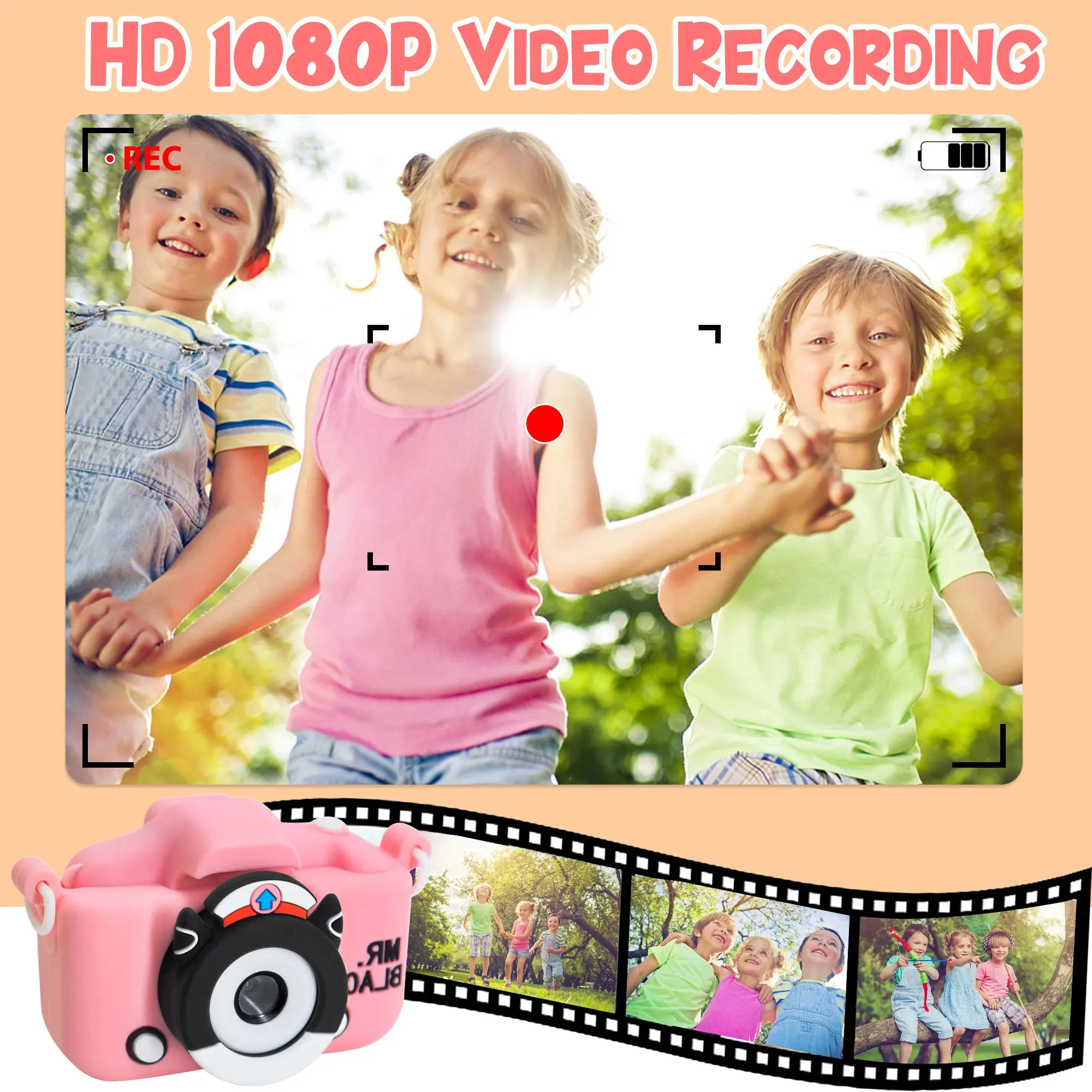 Small Portable Child Full Hd 1080p Digital Educational Gift Birthday ...