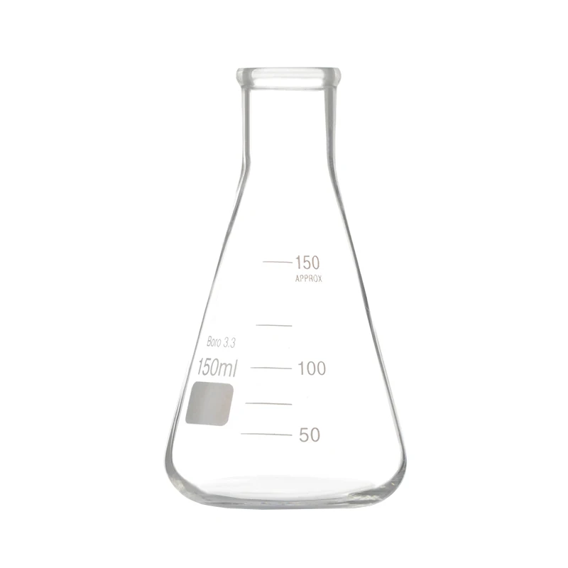 Lab Glassware - Durable Erlenmeyer Flasks (125ml, 150ml)