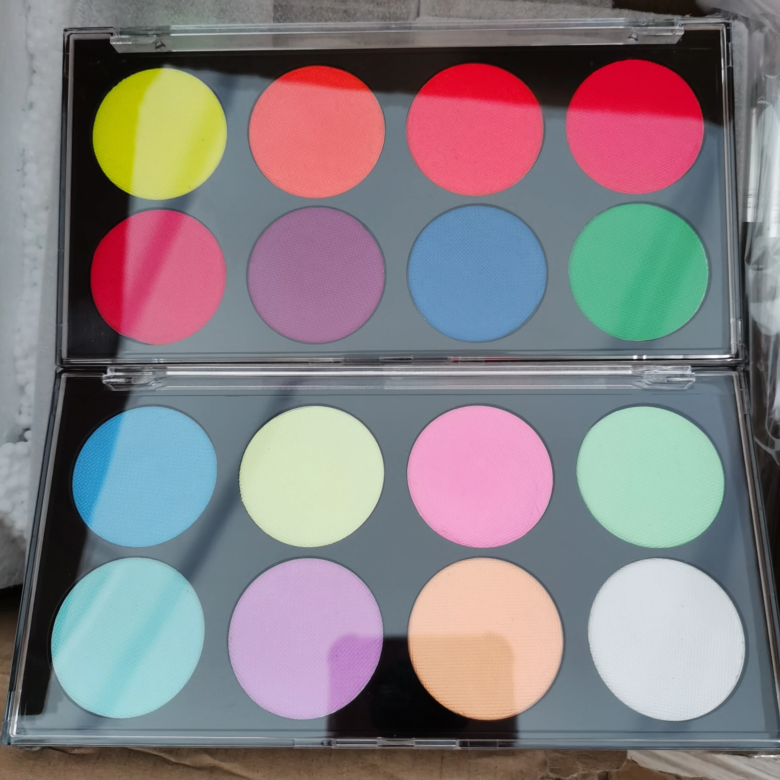 8 Uv Fluorescent Colors Palette Water Based Face Paint Kit Body Art For ...