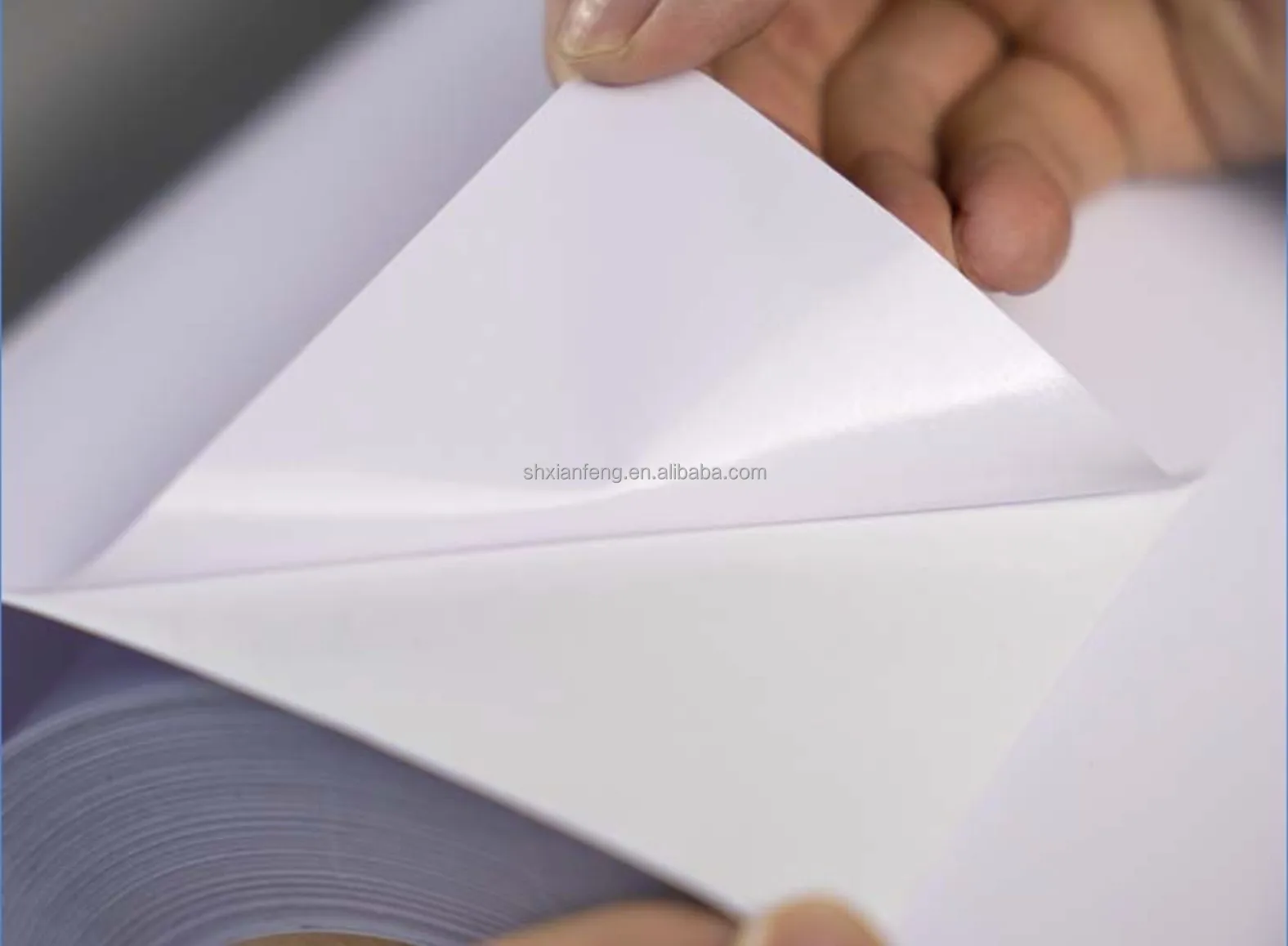 140g Printable PVC Removable Glue Vinyl Sticker Roll PVC + Glue ...