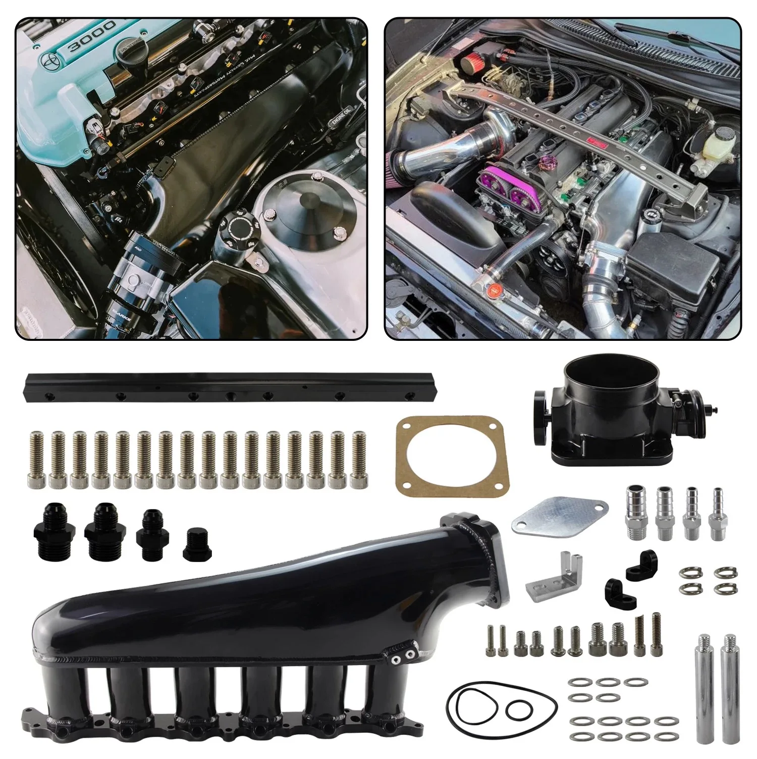 Billet Intake Manifold for 2JZ-GTE - Enhance Performance