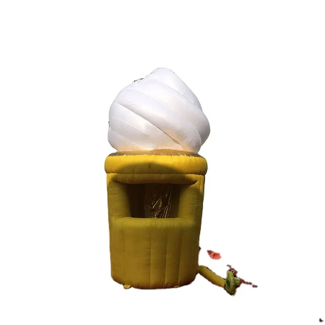 Giant Inflatable Ice Cream Cone with Custom Logo - Tubo