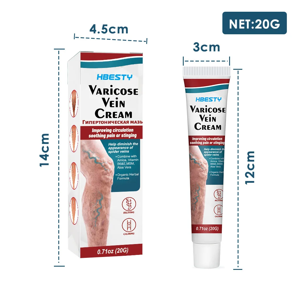 Leg Meridians Relaxation Cream - Natural Organic Vein Repair Cream for ...