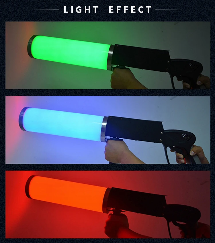 Handhold Gatling CO2 LED Gun - Stage Special Effects