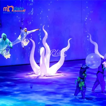 Hot Sale Lighting Inflatable Seaweed Tentacles Coral Model For Party ...