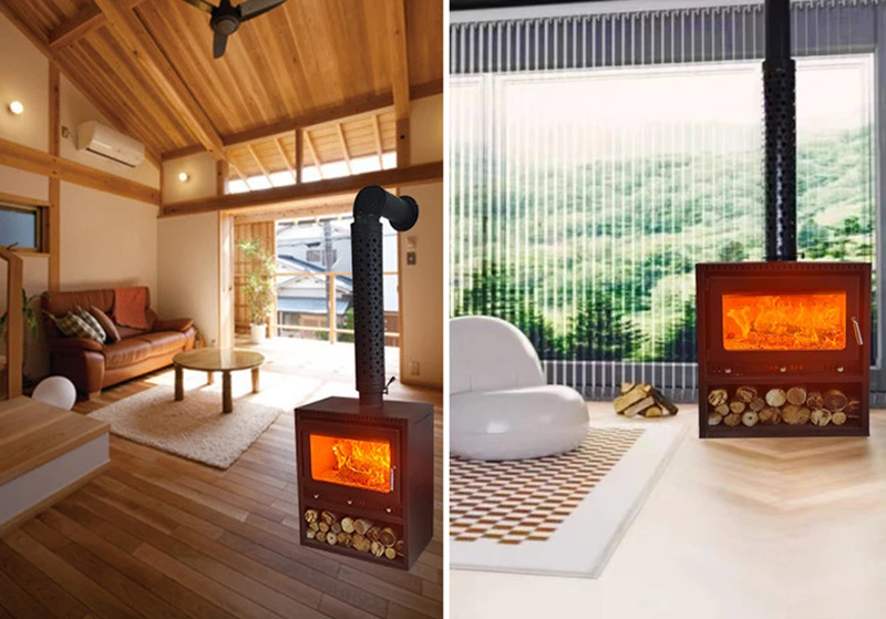 European Standard Secondary Combustion Technology Stoves Wood Burning ...