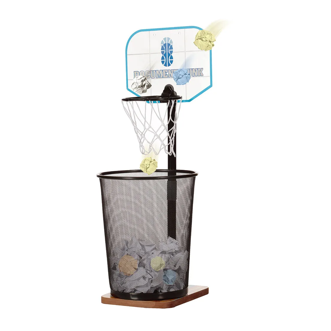 Indoor Toy Customize Basketball Hoop Trash Bin for Office