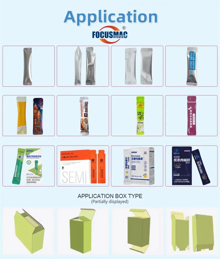 Focuspack Automatic Stick Pack Powder Sorting Counting Box Packing ...