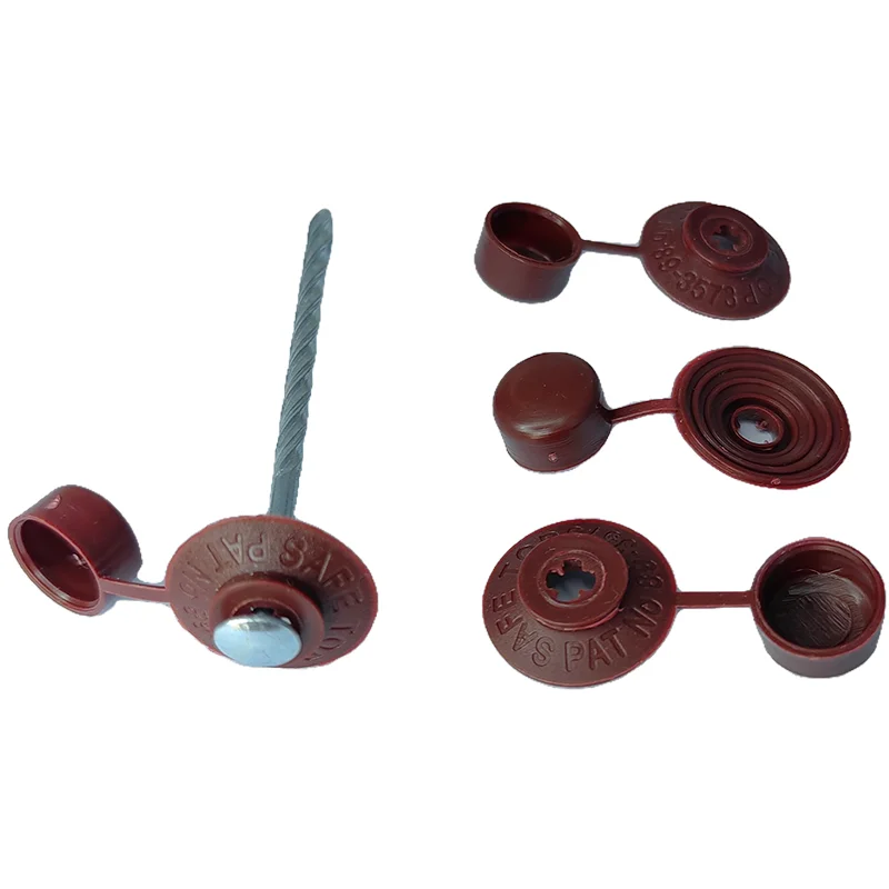 Spiral Nails With Eva Washer And Plastic Caps - Buy Annular Threaded ...
