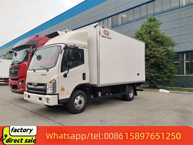 Foton Truck Freezer Refrigerator Lhd 4*2 6 Wheel Refrigerator Freezer ...