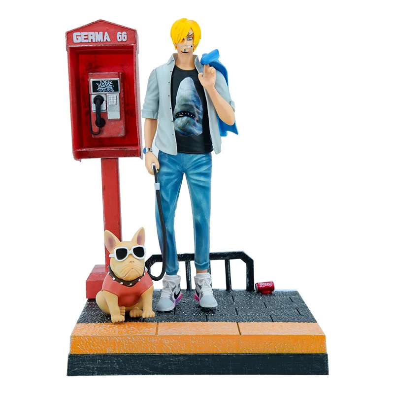 japan maga anime figura PVC model toys One Pieces Street Fashion luffy ...