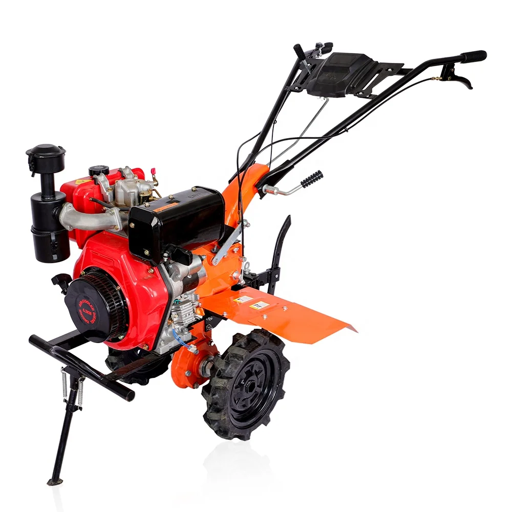 Mini 6hp Diesel Engine Power Tiller New Multifunctional Rotary Tiller ...
