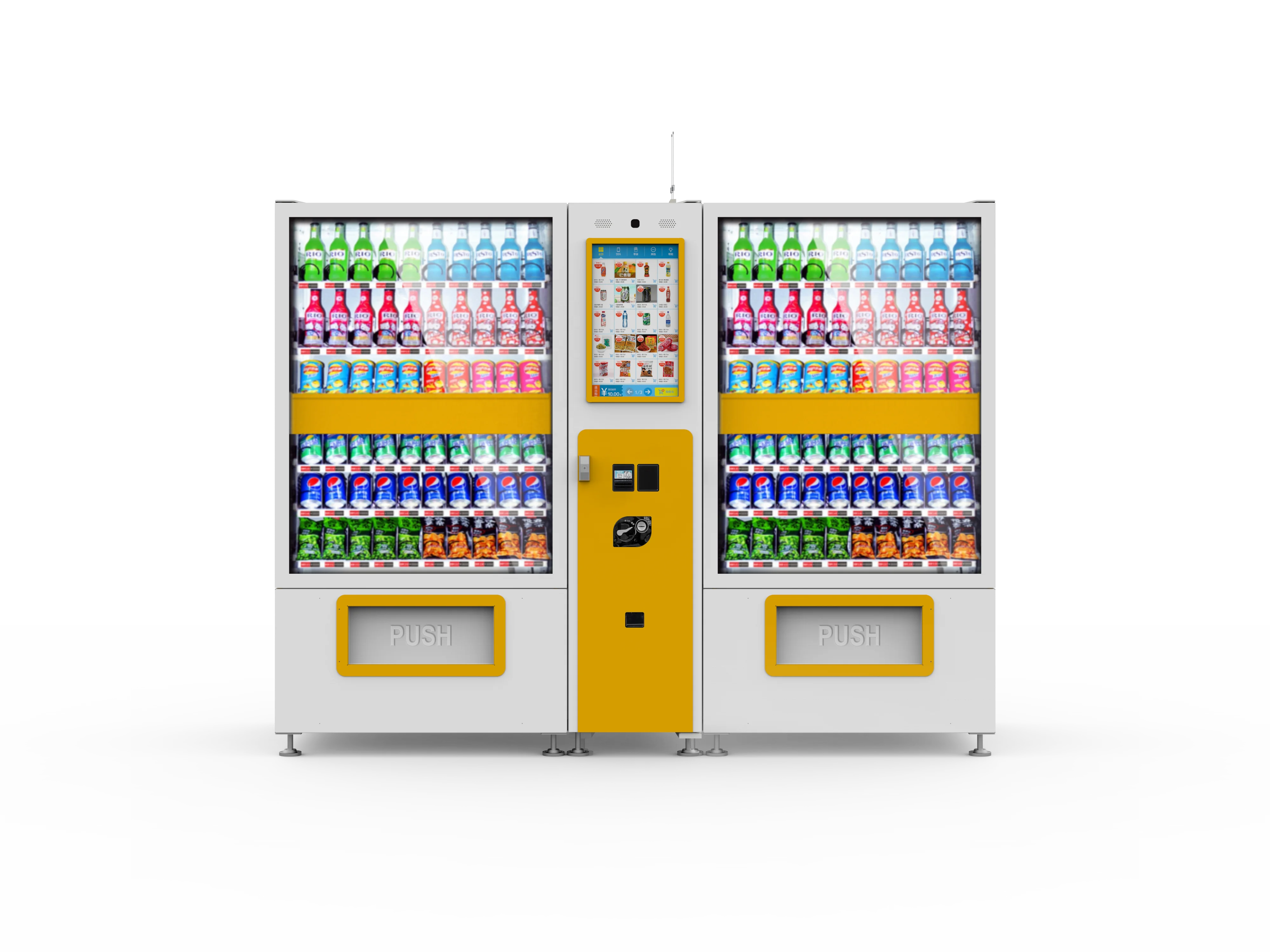 24 Hours Self-service Snack Vending Machine Large Capacity Combo ...