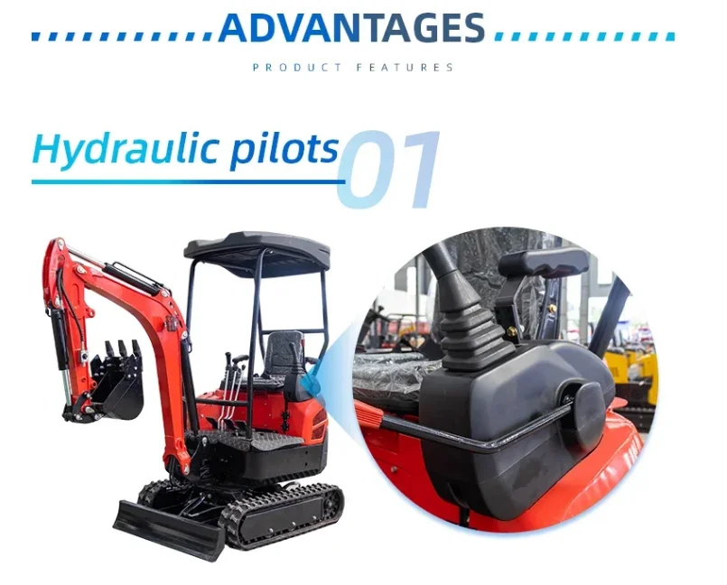 Mini Excavator 1 Ton Hydraulic Crawler Excavator For Sale - Buy Mini ...