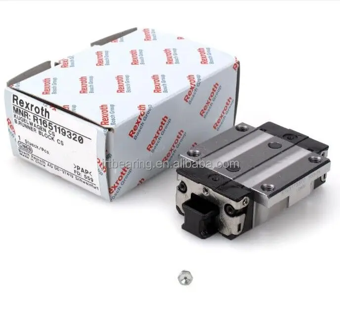 Original Rexroth Linear Guide Rails Runner Block Bearing R165111420 ...