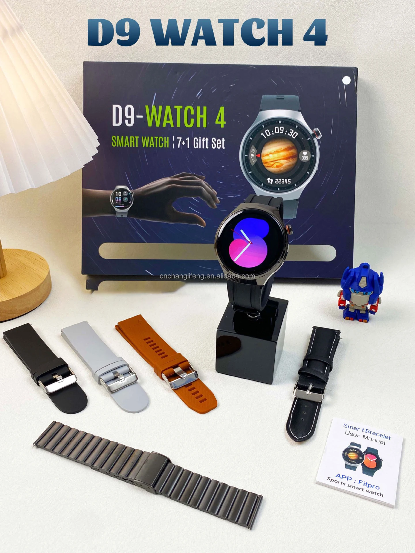 D9 Smart Watch - Versatile 10-in-1 with a Large OLED Screen