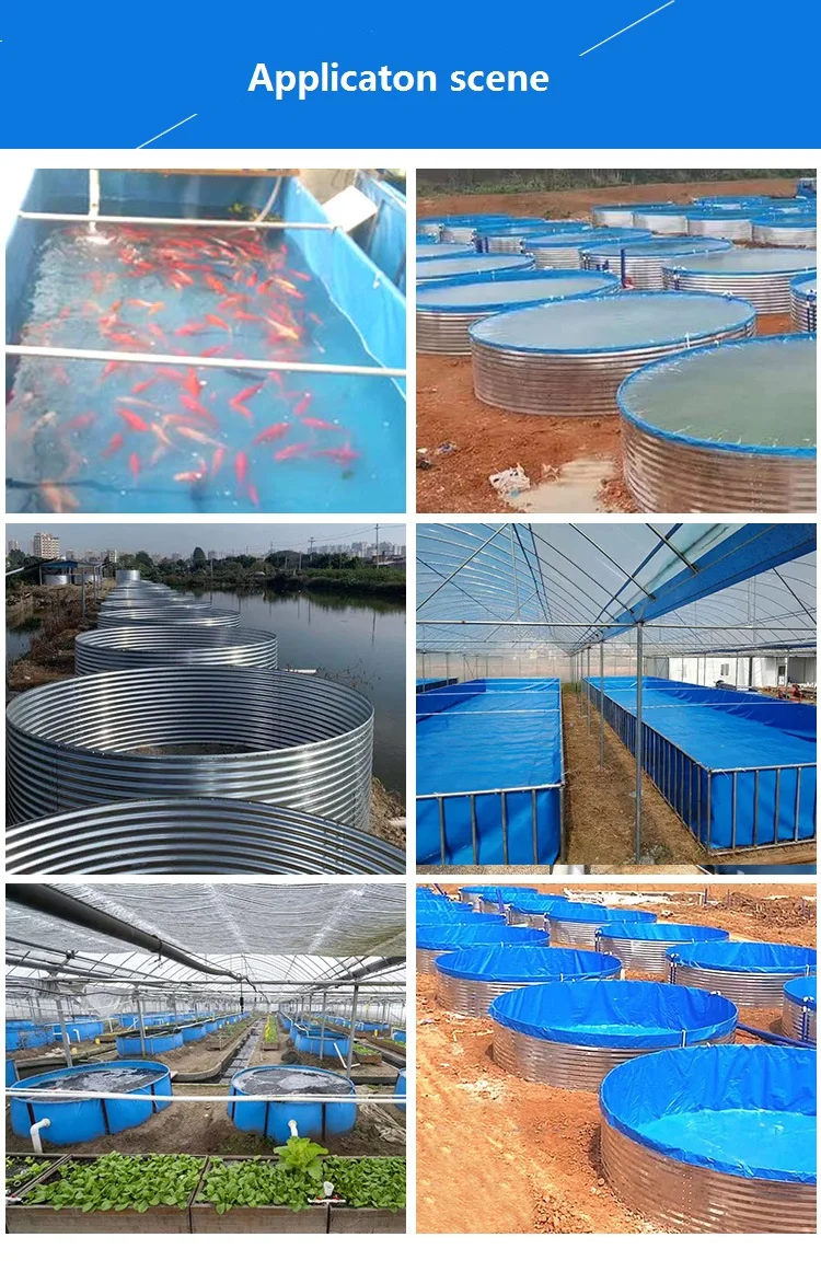 Fish Farming Tank Aquaculture 65000 L Ras Farming System Shrimp Tilapia ...