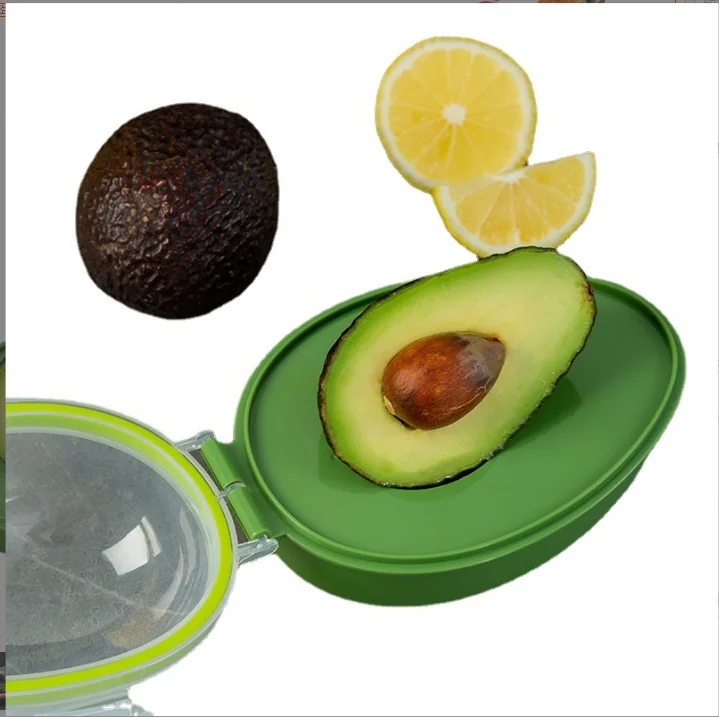 New Arrival Avocado Storage Keeper Saver Holder With Lid And Clips ...