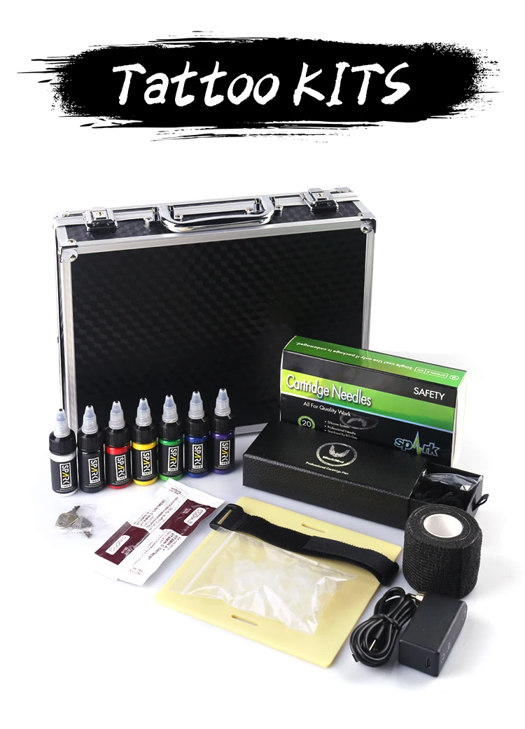 2023 New Professional Rotary Tattoo Gun Set Tattoo Machine Full ...